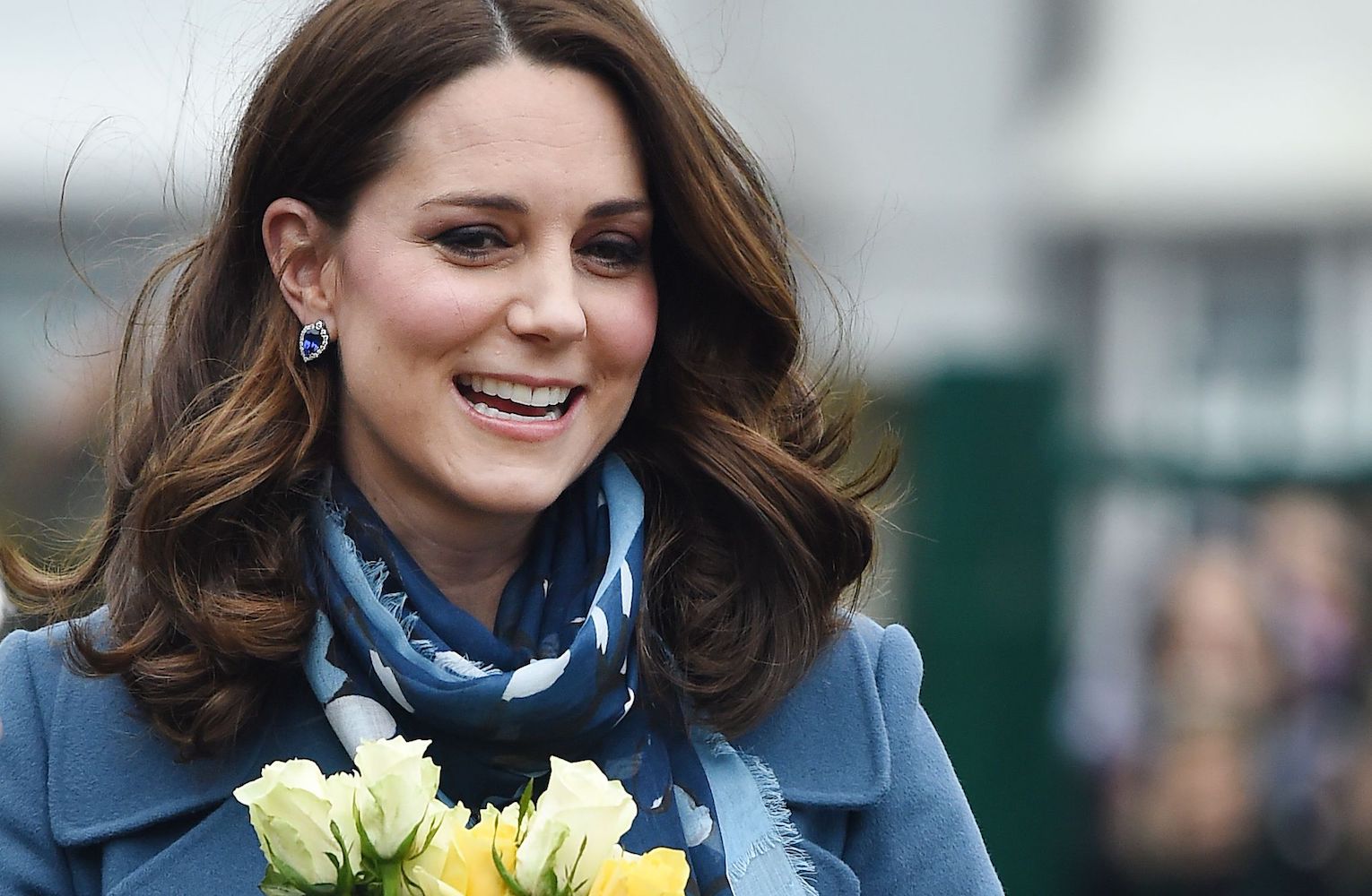 Duchess Kate Visits a School, Gossips With Children, and Sports a Great ...