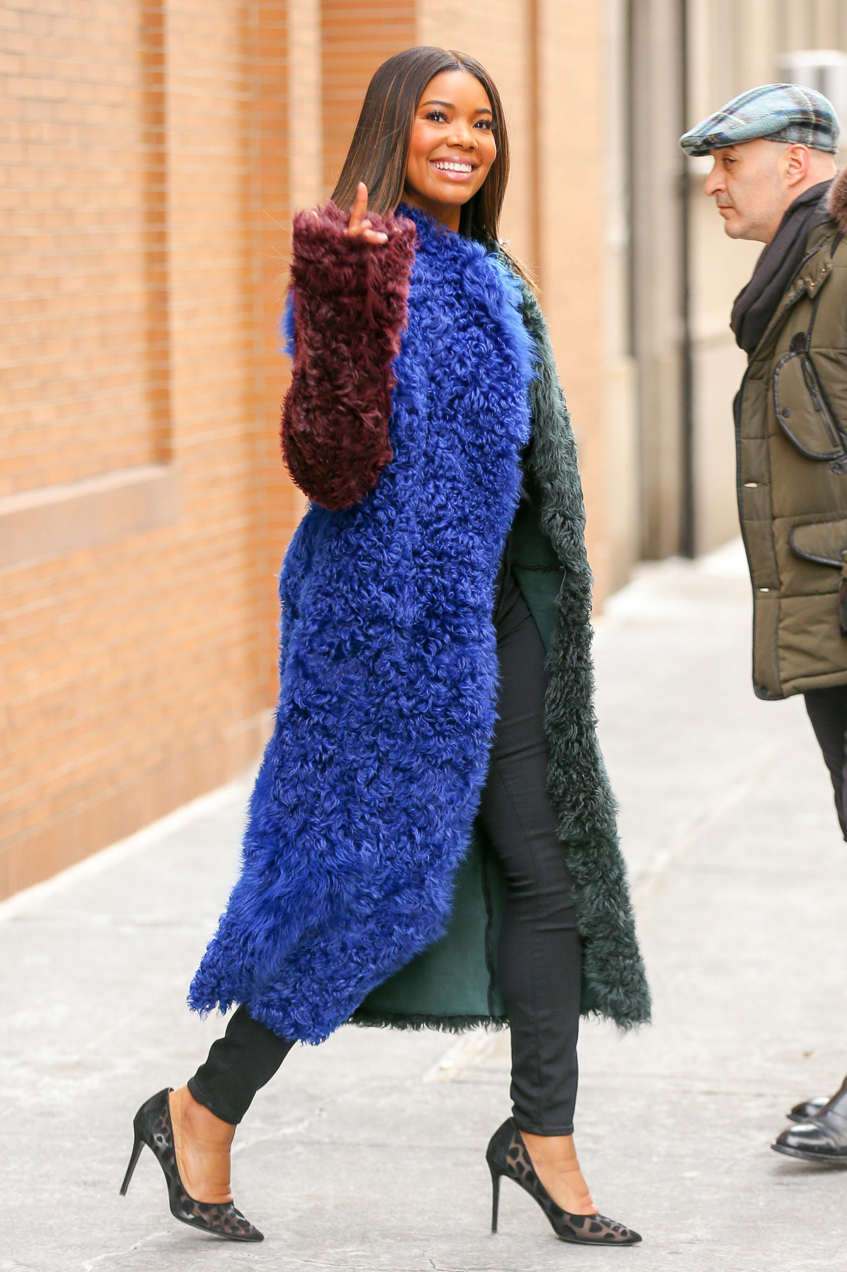 Four Years Ago Today, Gabrielle Union Wore A Really Delightful Coat ... Four Years Ago Today, Gabrielle Union Wore A Really Delightful Coat ...