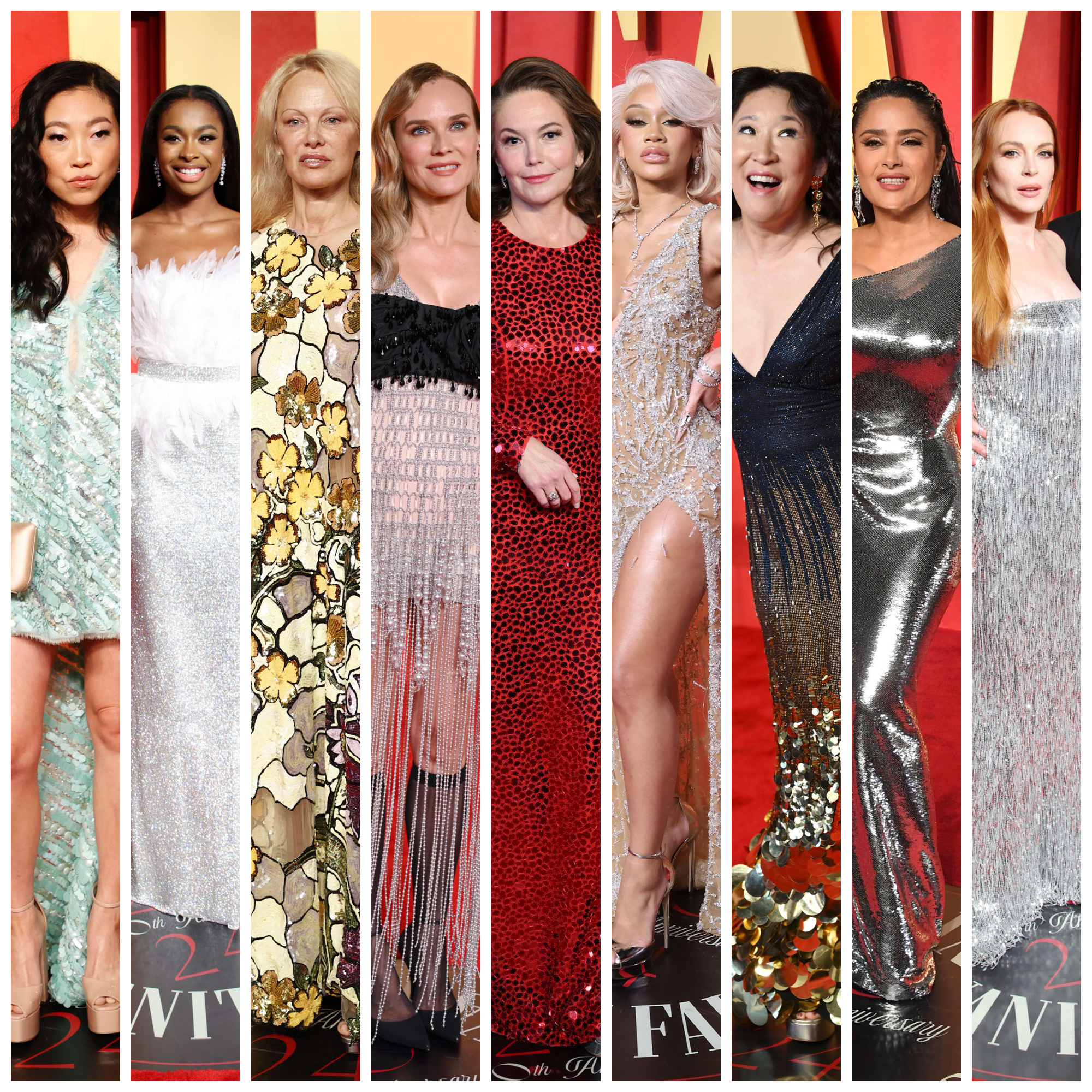 The Oscars Post-Parties Brought PILES of Beaded and Metallics Looks ...